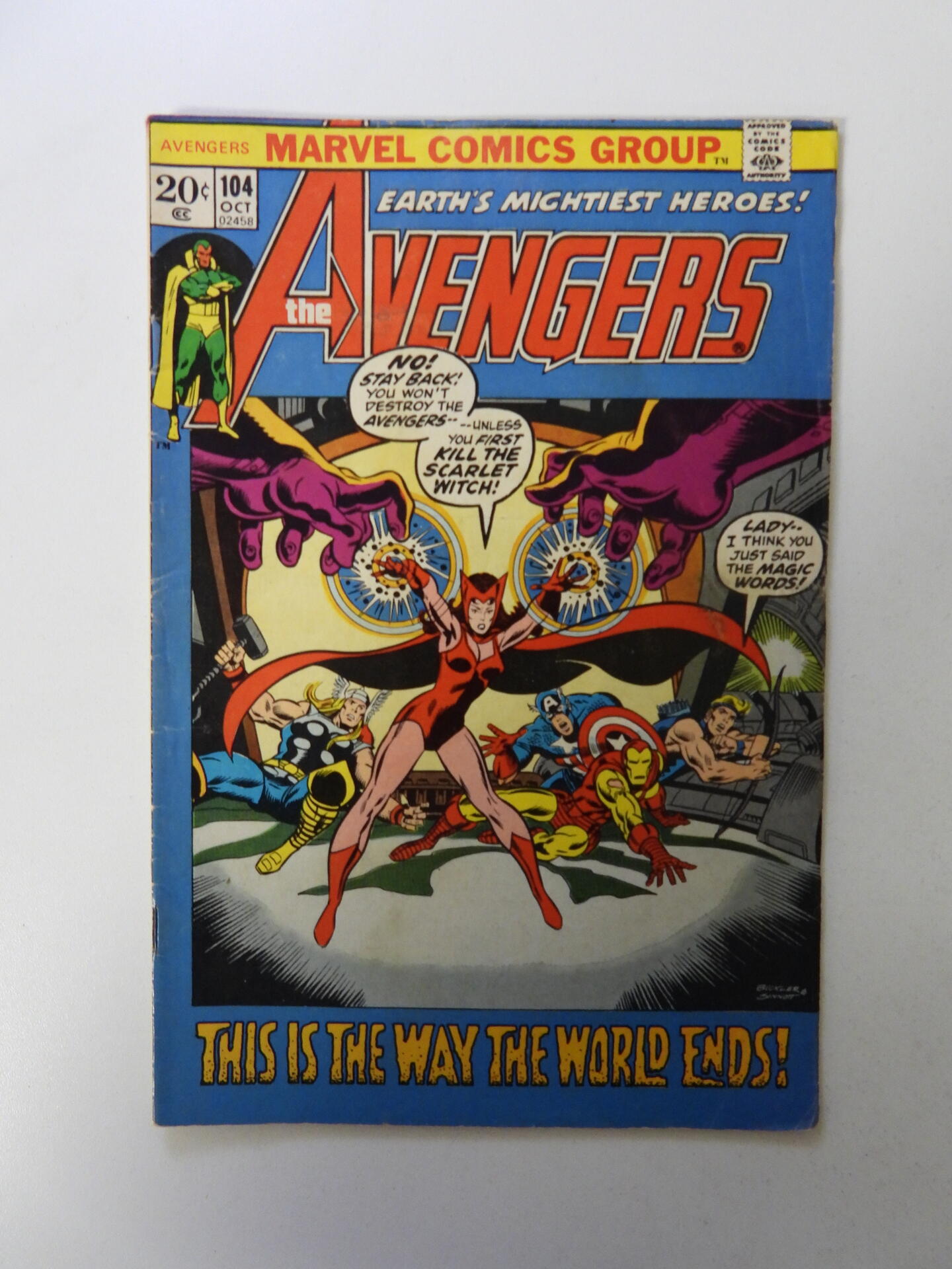 The Avengers #104 (1972) VG/FN condition | Comic Books - Bronze Age ...