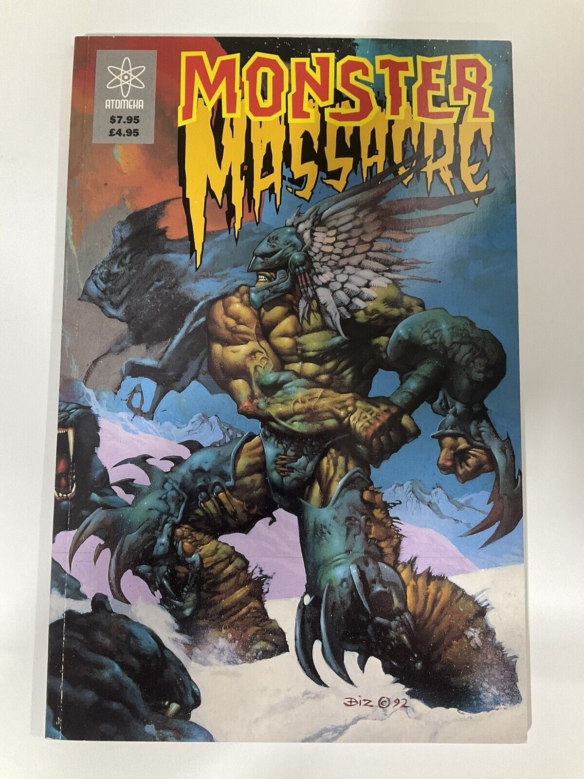 Monster Massacre #1 Simon Bisley Dave Gibbons James O'Barr Atomeka 1993 ...