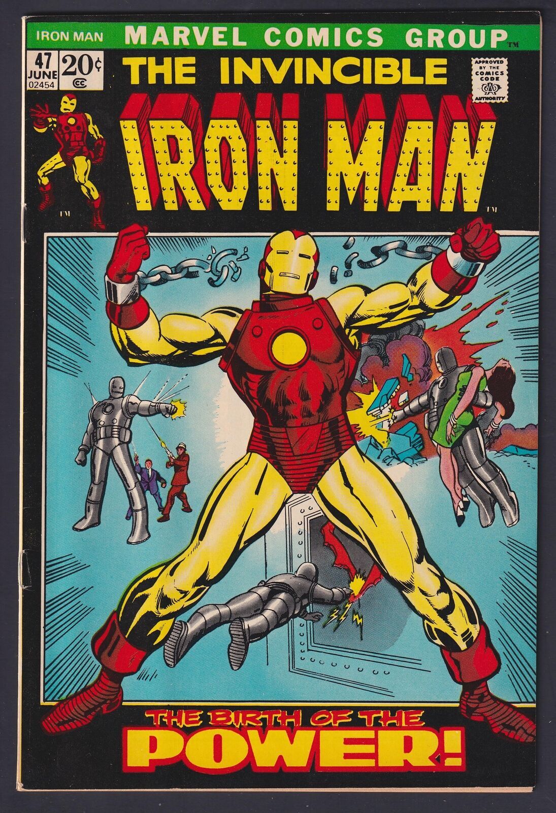 Invincible Iron Man #47 1972 Marvel 5.0 Very Good/Fine comic Classic ...