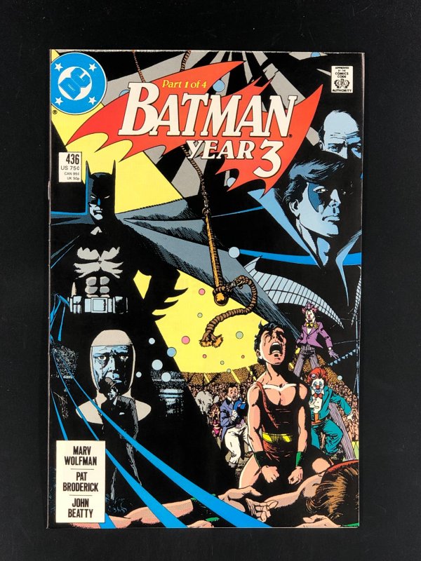 Batman #436 (1989) VF 1st Appearance of Tim Drake Origin of Robin ...