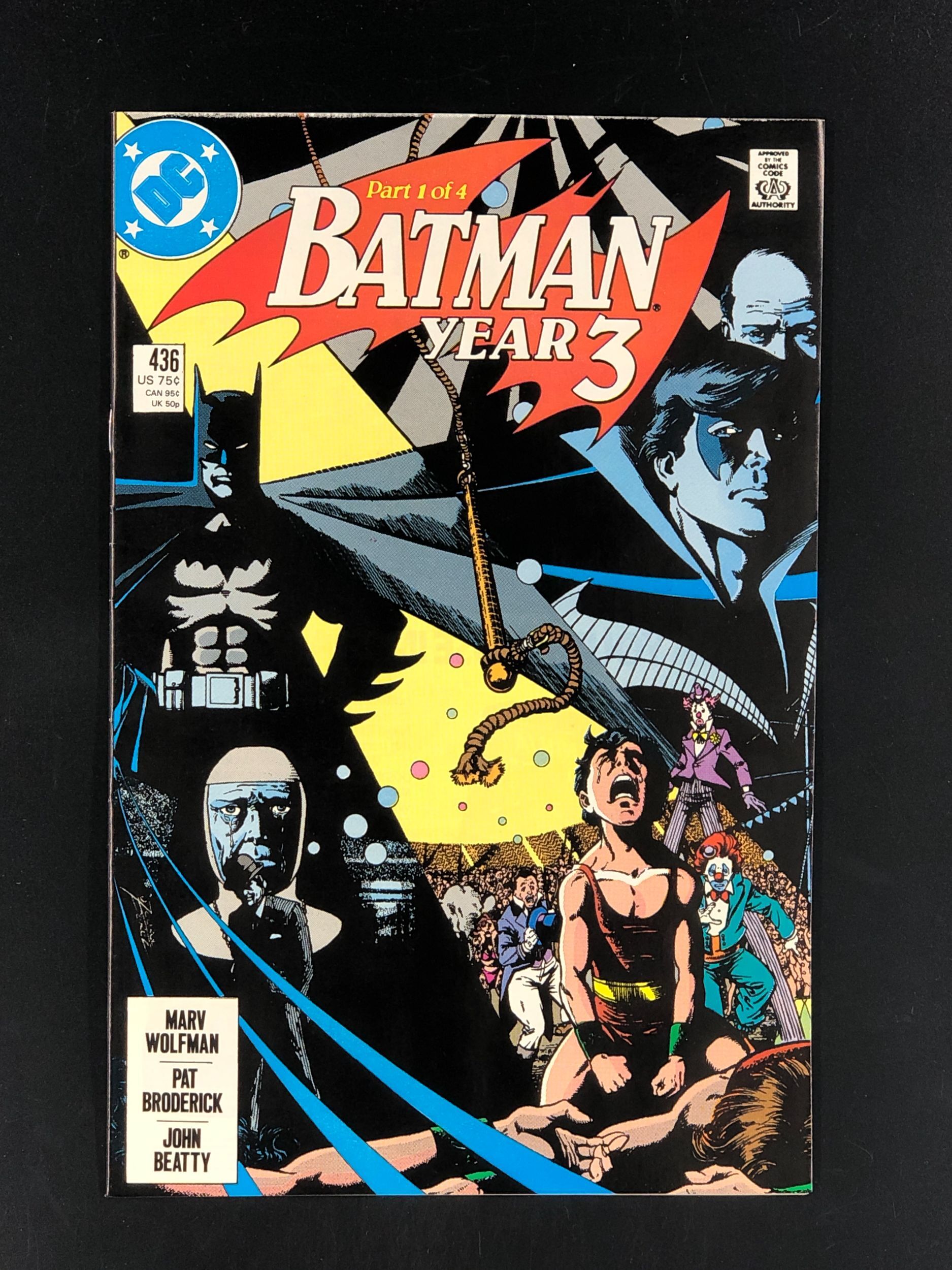 Batman #436 (1989) VF 1st Appearance of Tim Drake Origin of Robin ...