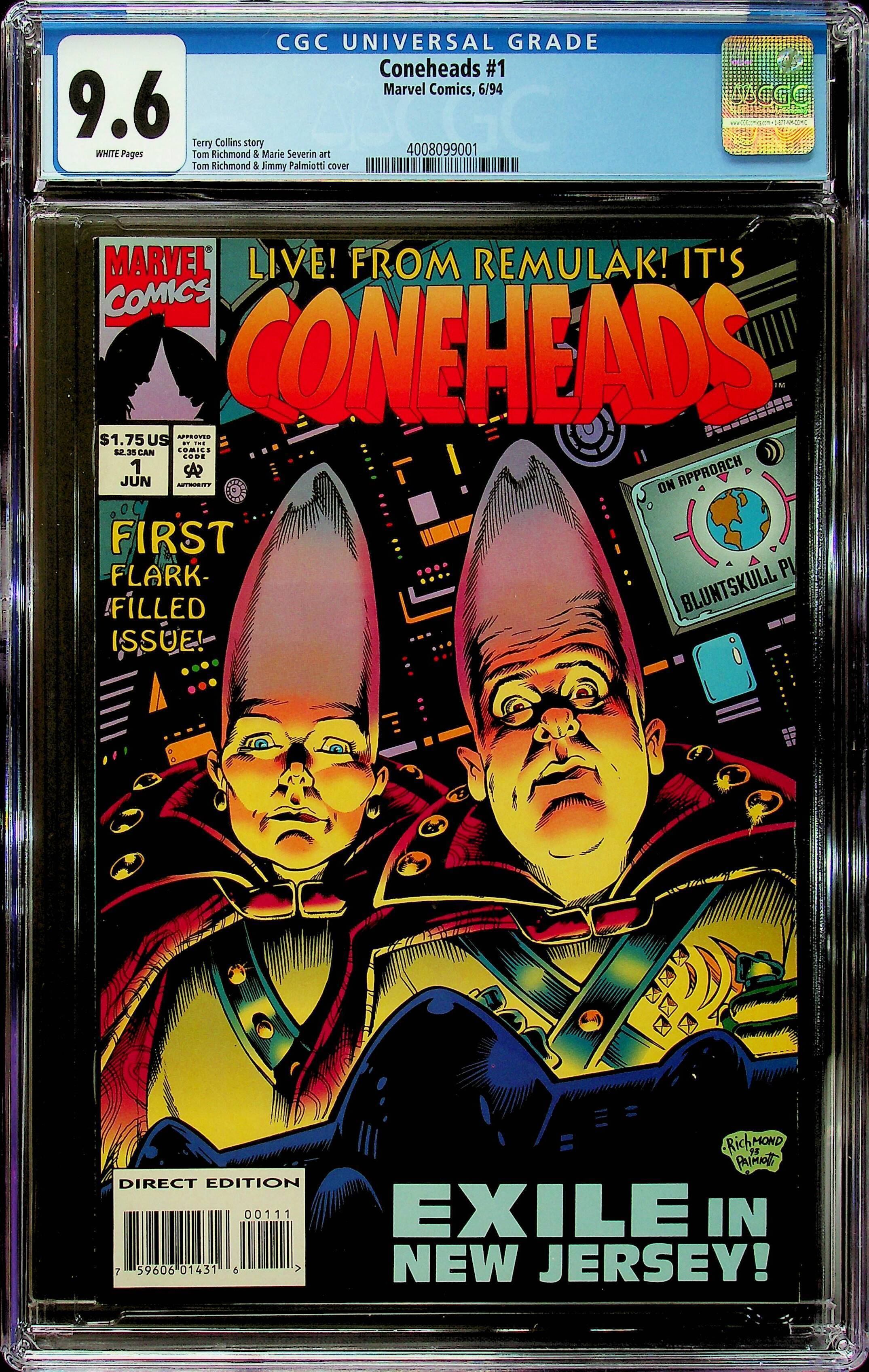 Coneheads #1 (1994) - CGC 9.6 - Cert#4008099001 | Comic Books - Modern ...