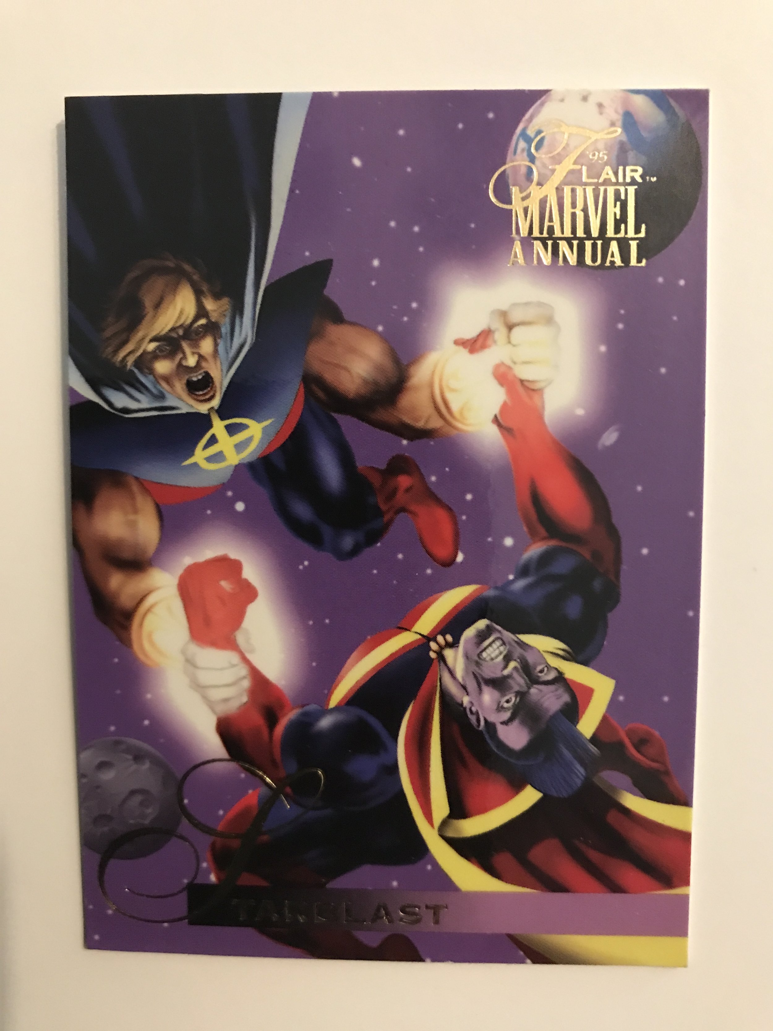 STARBLAST #129 card : Marvel Annual 1995 Flair; NM/M; base, ‘90s hero ...