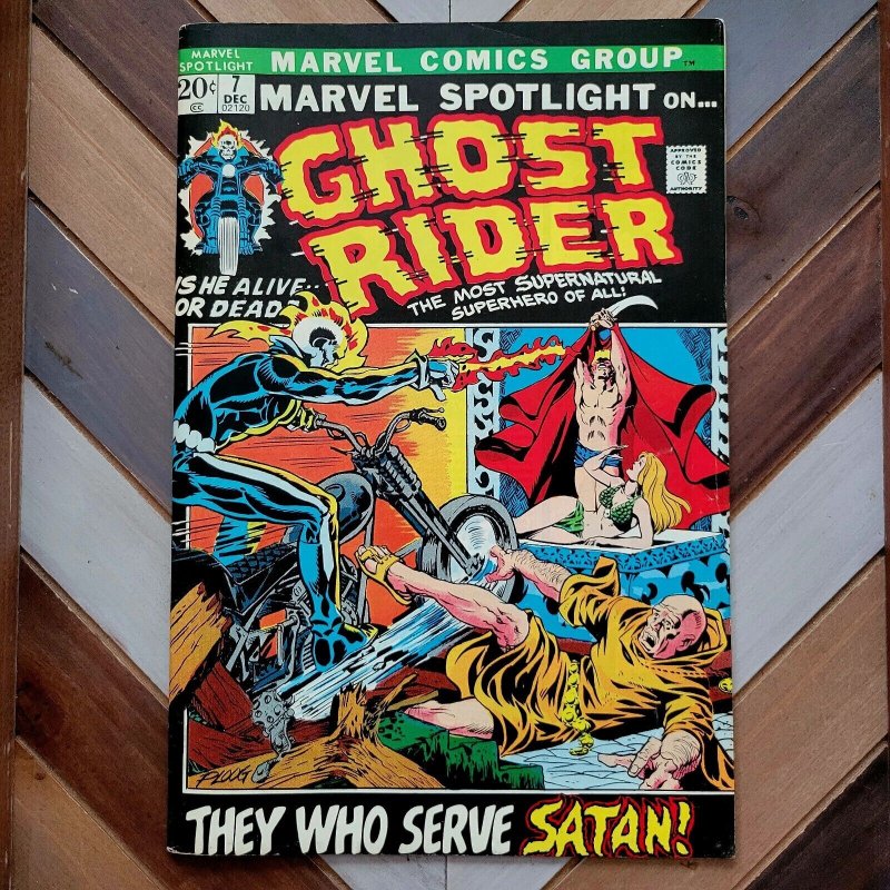 Marvel SPOTLIGHT'S ON...#7 FN (1972) 3rd App GHOST RIDER / Mike Ploog ...