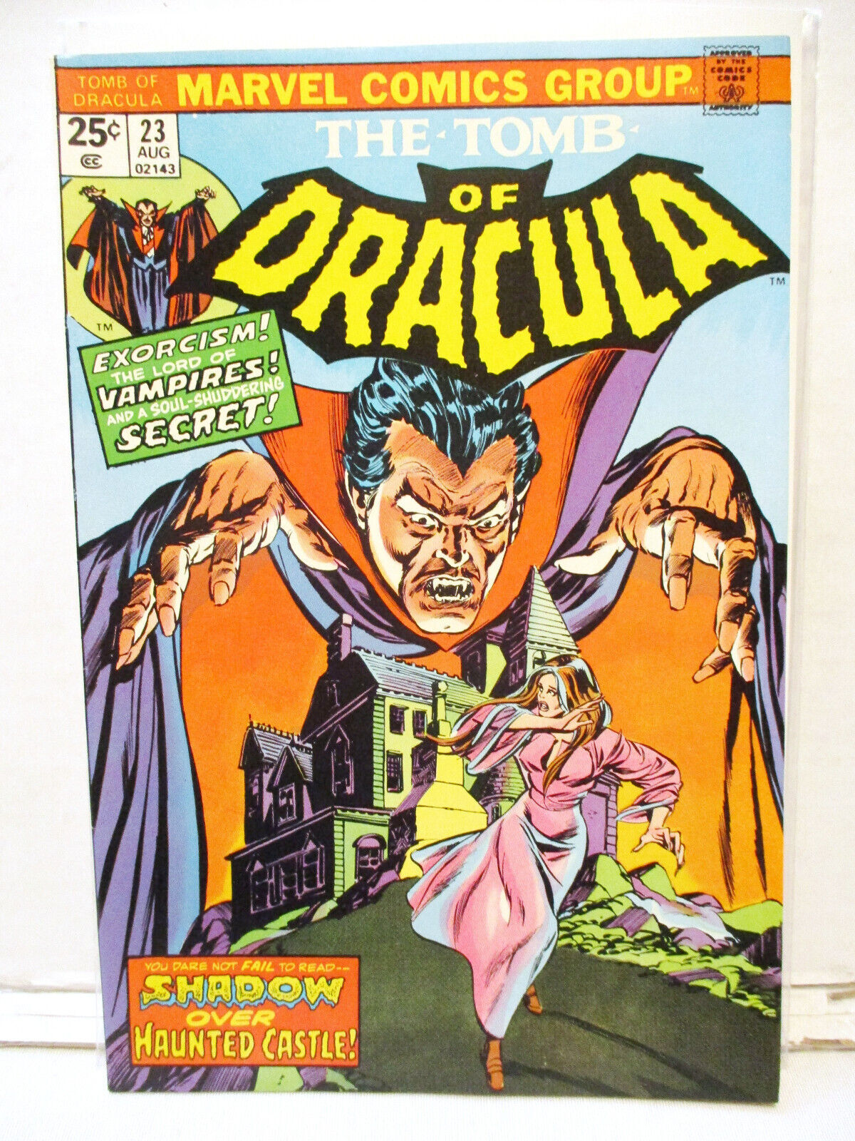 Tomb of Dracula #23 MVS Marvel Value Stamp intact - Marvel Comics 1974 ...