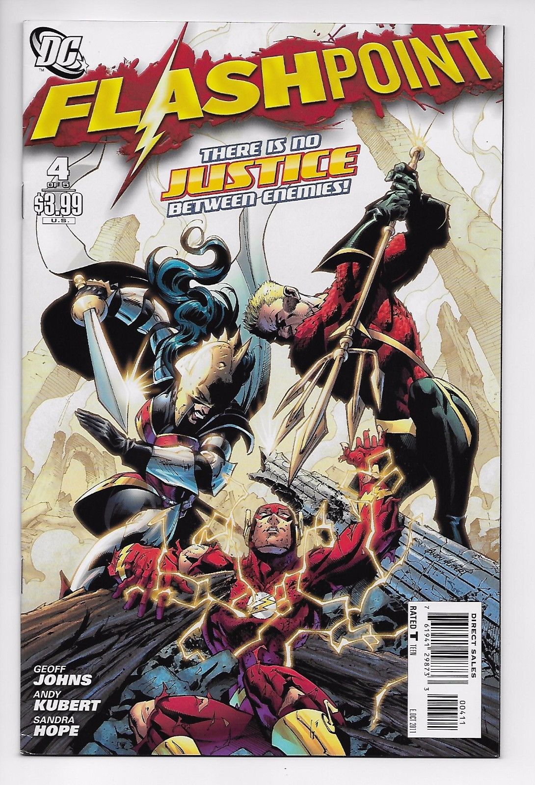 Flashpoint #4 - Reverse Flash / Batman / Wonder Woman (DC, 2011) - VF ...