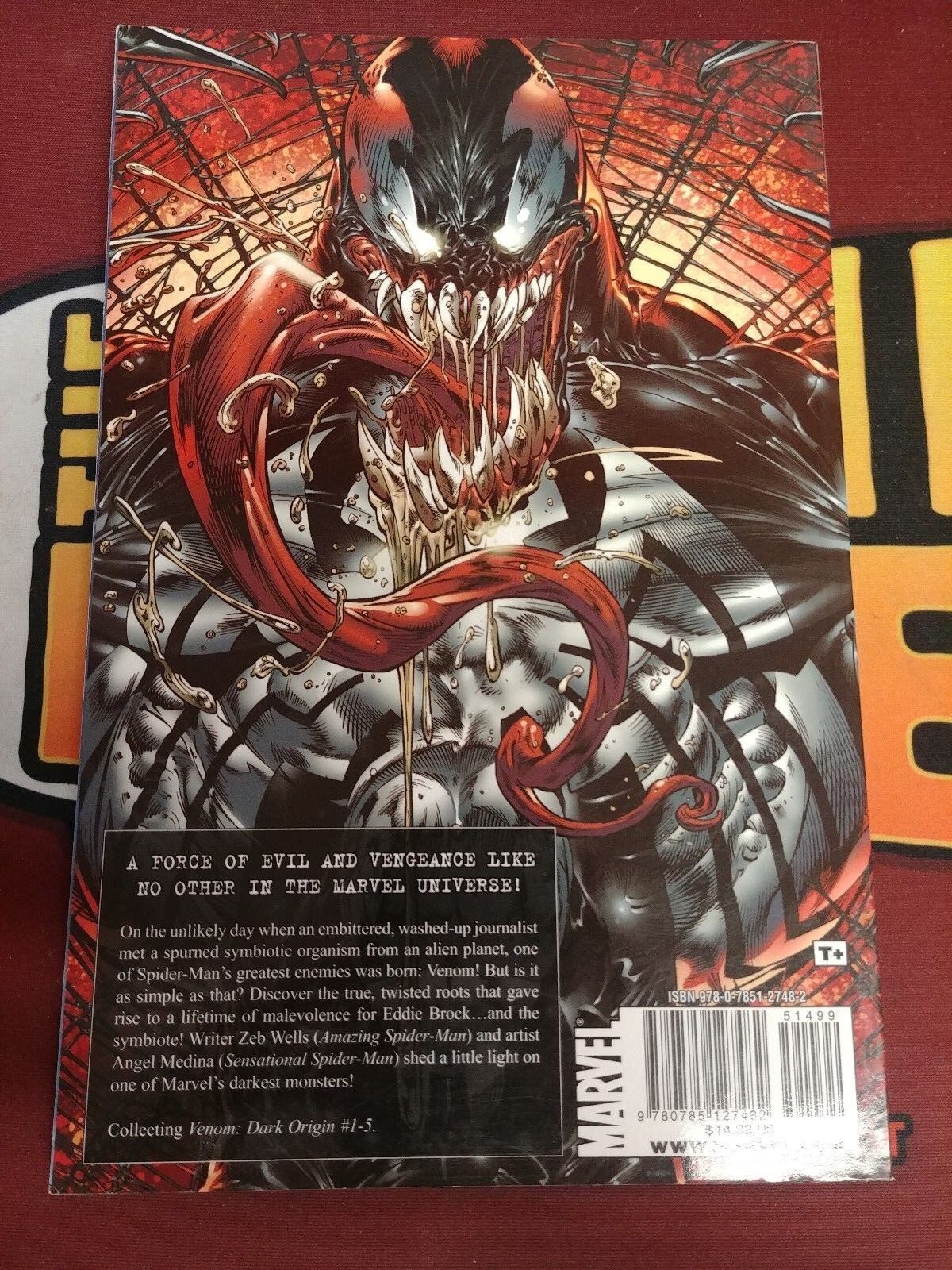 Venom: Dark Origin (Marvel 2009) Zeb Wells Angel Medina OOP HTF | Comic ...