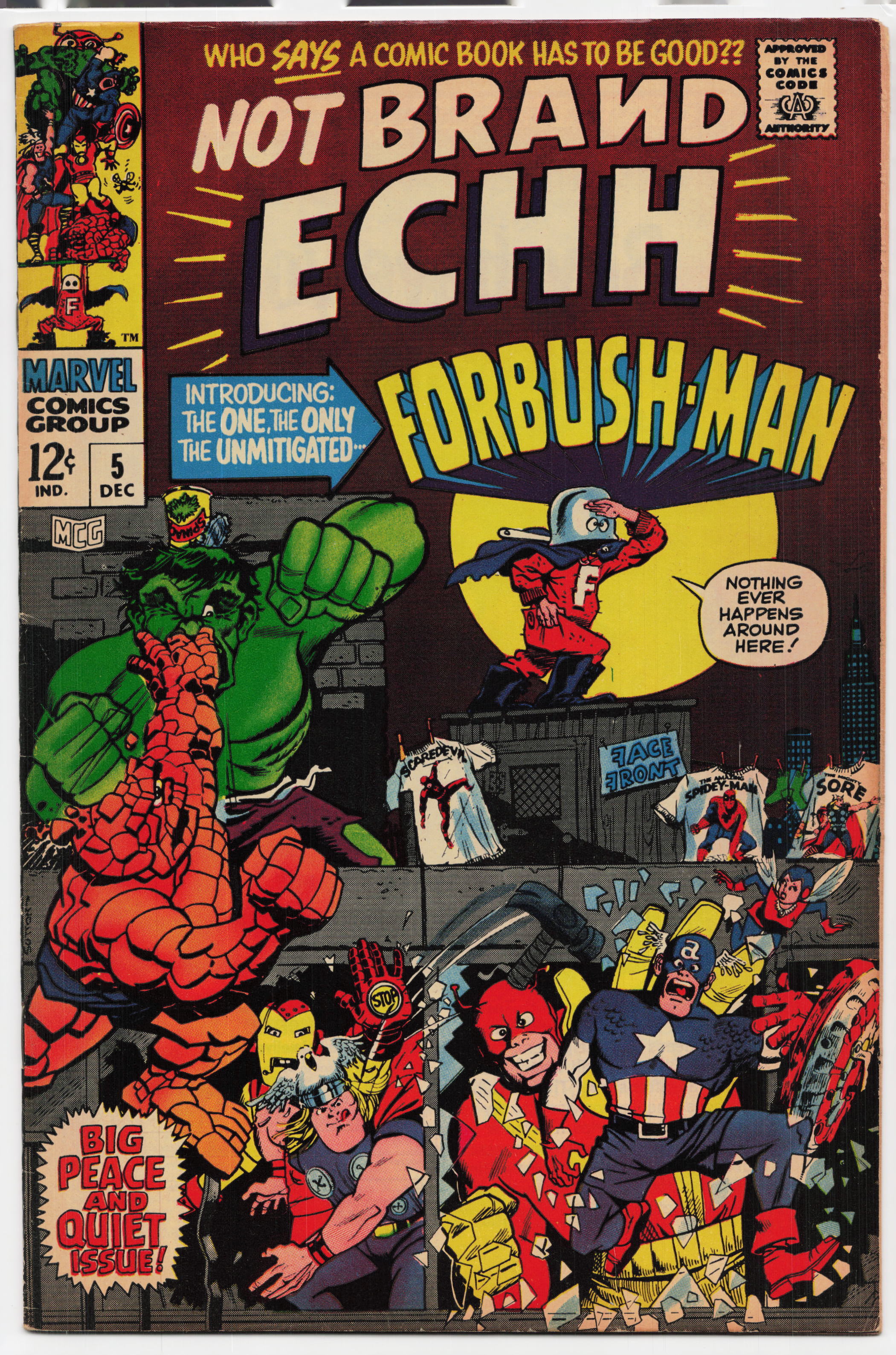 Not Brand Echh #5 (1967) Forbush-Man [Key Issue] | Comic Books - Silver ...
