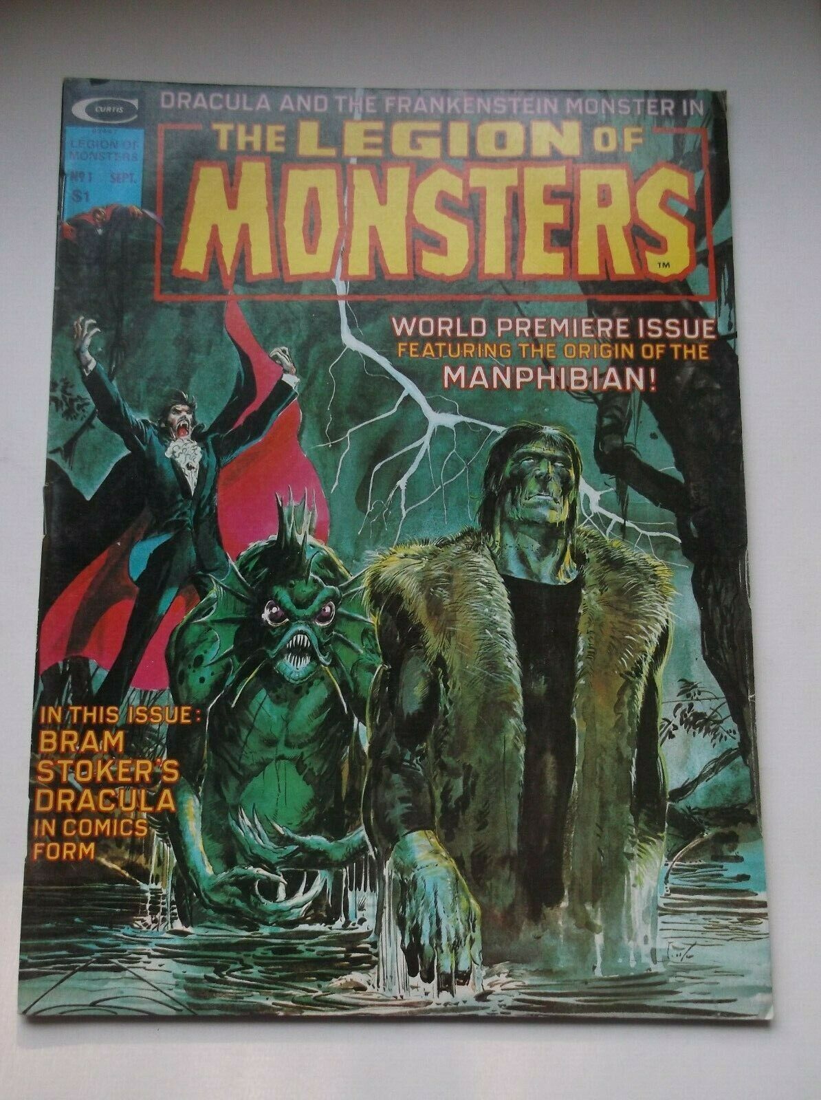 Marvel/Curtis: the Legion of Monsters #1, FEA.: Frankenstein/Dracula ...