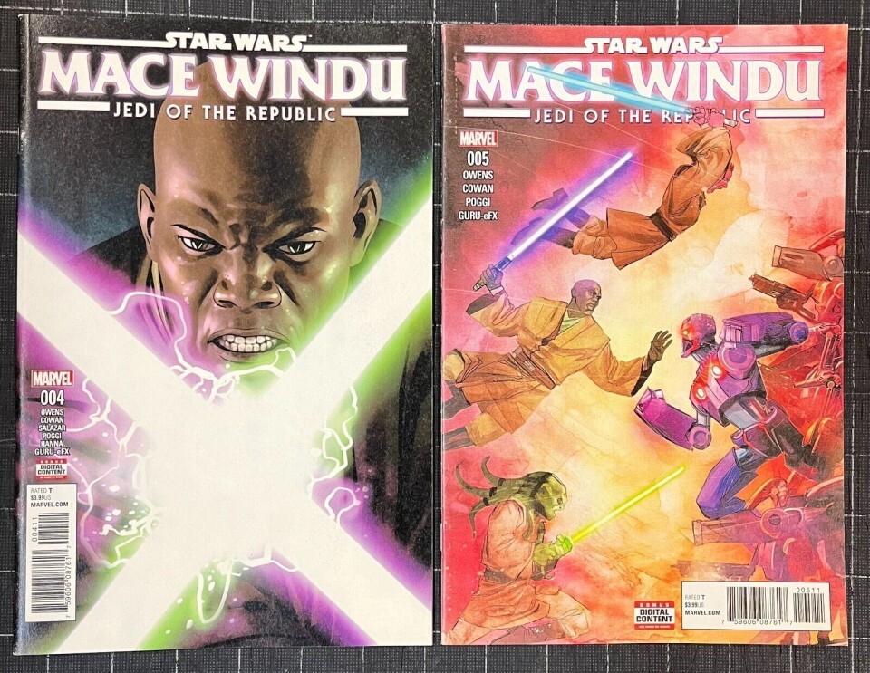 Star Wars: Mace Windu (2017) #'s 4 5 VF/NM 1st App Ahsoka Tano 1st ...