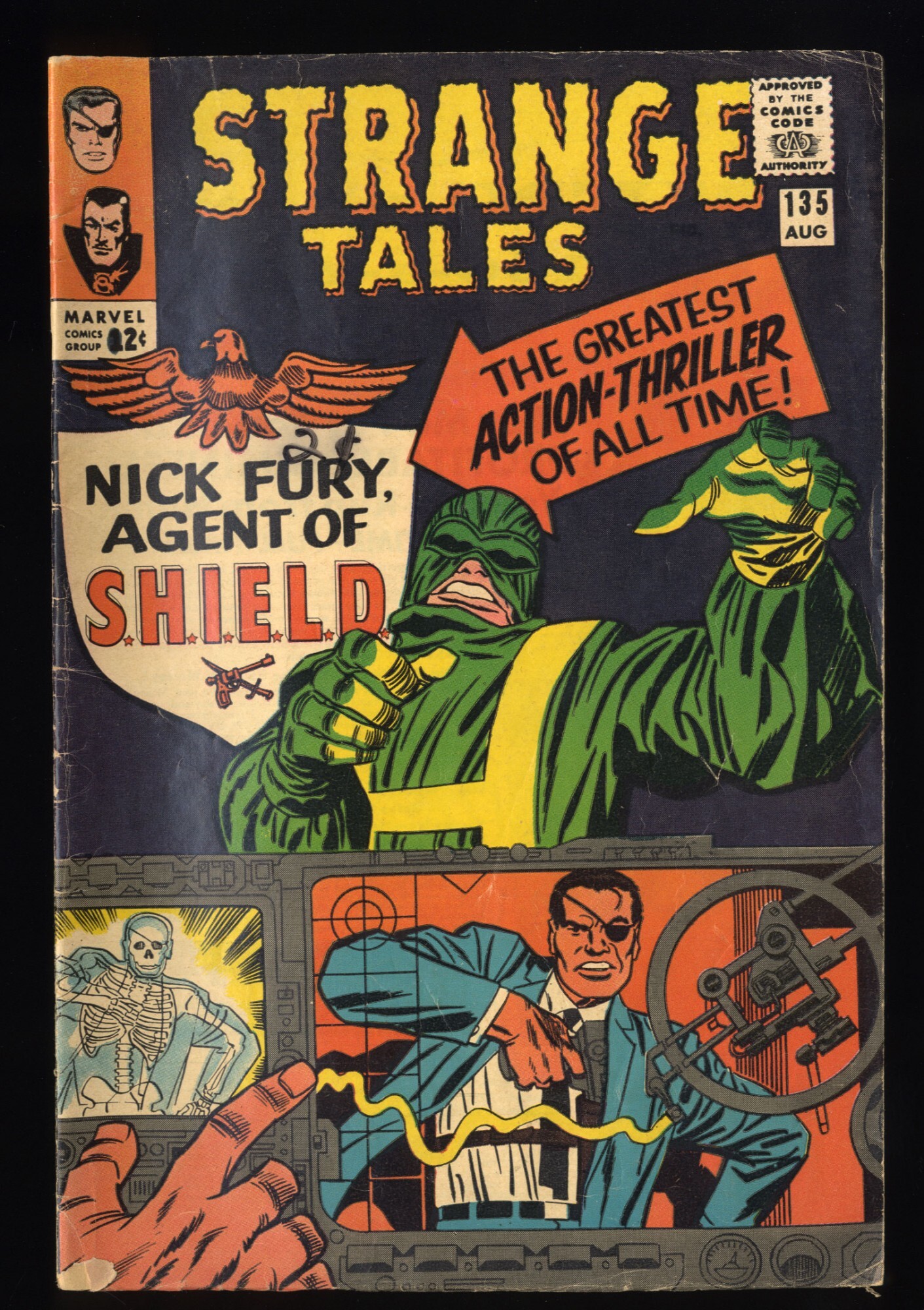 Strange Tales #135 GD/VG 3.0 1st Appearance Nick Fury! Shield! | Comic ...