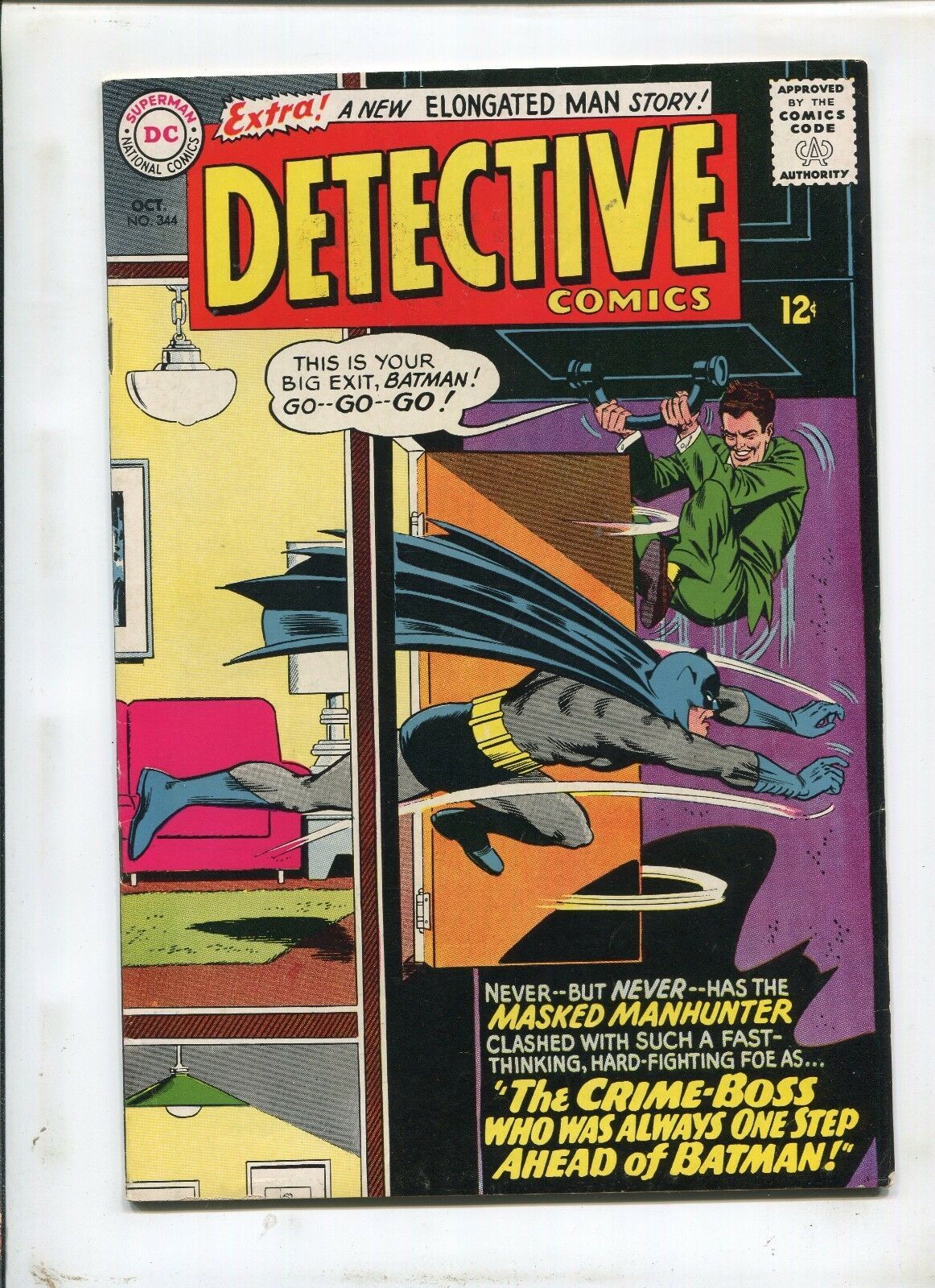 Detective Comics #344 (7.5) the Crime-Boss WHO WAS Always ONE Step ...