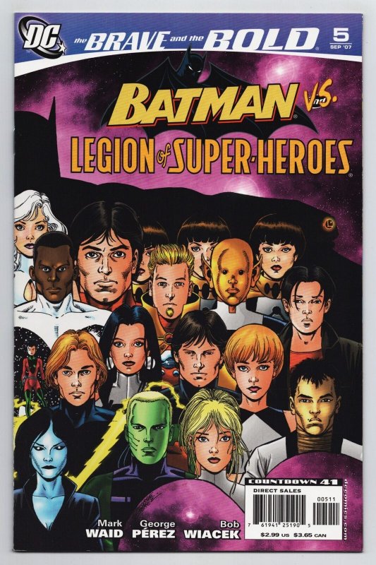 Brave And The Bold Batman vs Legion Of Super-Heroes #5 (DC, 2007) VF ...