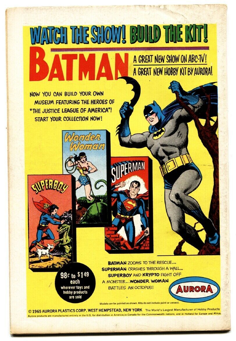 Worlds Finest #157 Comic Book 1966- Sons Batman-Superman | Comic Books ...