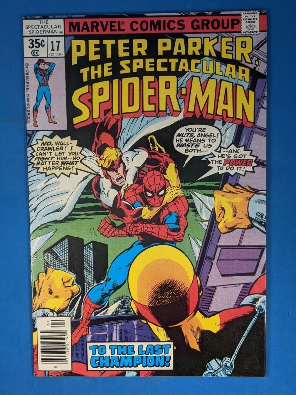 Peter Parker, The Spectacular Spider-Man #17 Angel App VF+ Marvel ...