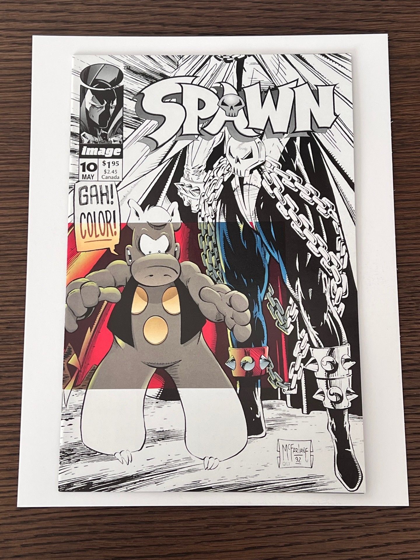 Spawn #10 (1993). NM-. Cerebus app. Dave Sim scripts. Superman cameo ...