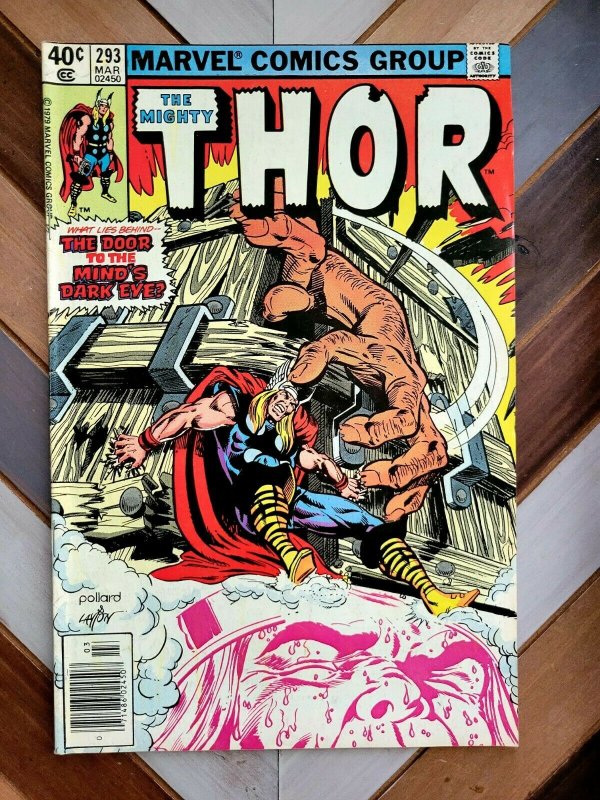 THOR #293 VG/FN (Marvel 1980) 1st cameo app Vidar, Magni & Modi (sons ...