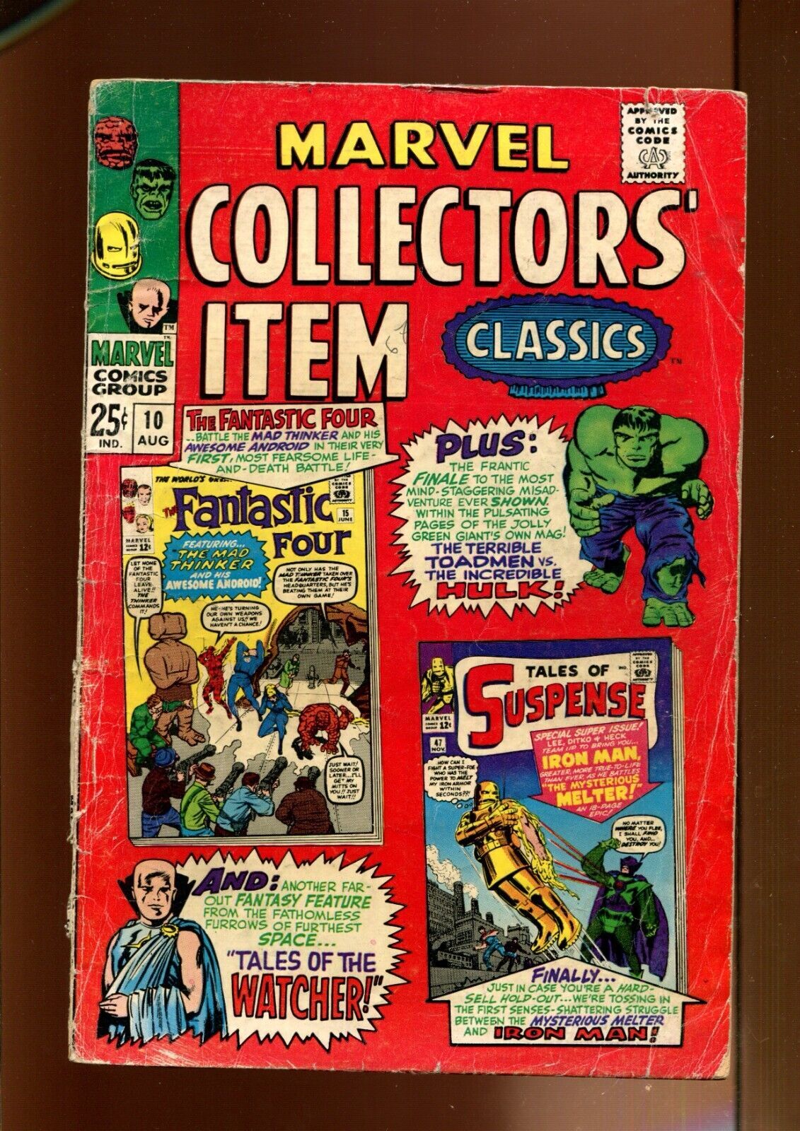 Marvel Collectors Item Classics #10 - Jack Kirby Art! (2.5) 1967 ...