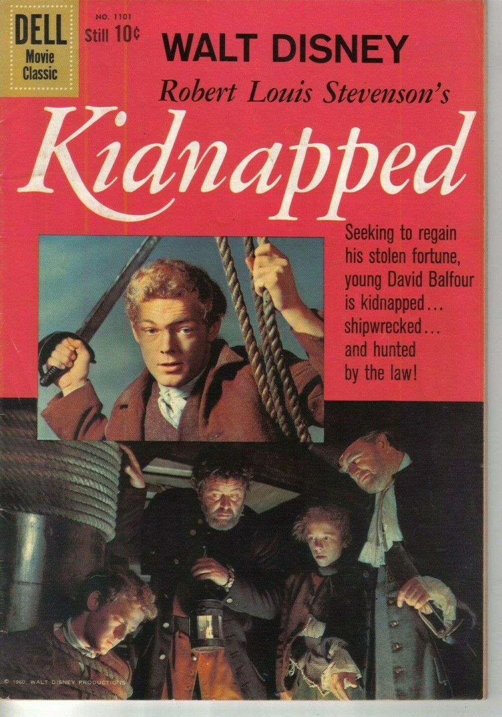 Four Color Walt Disney Kidnapped #1101B '60 W: Robert L. Stevenson A ...