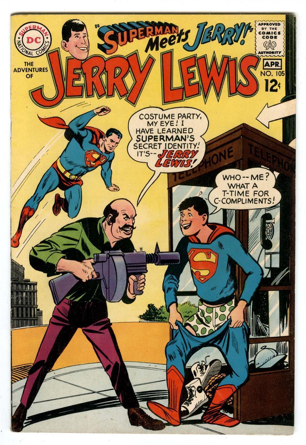 Adventures of Jerry Lewis meets Superman #105 DC Lex Luthor Neal Adams ...