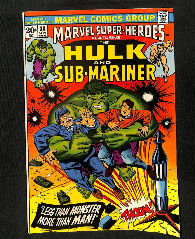 Marvel Super-Heroes #38 Hulk and Sub-Mariner! | Full Runs & Sets, Marvel, Incredible Hulk ...