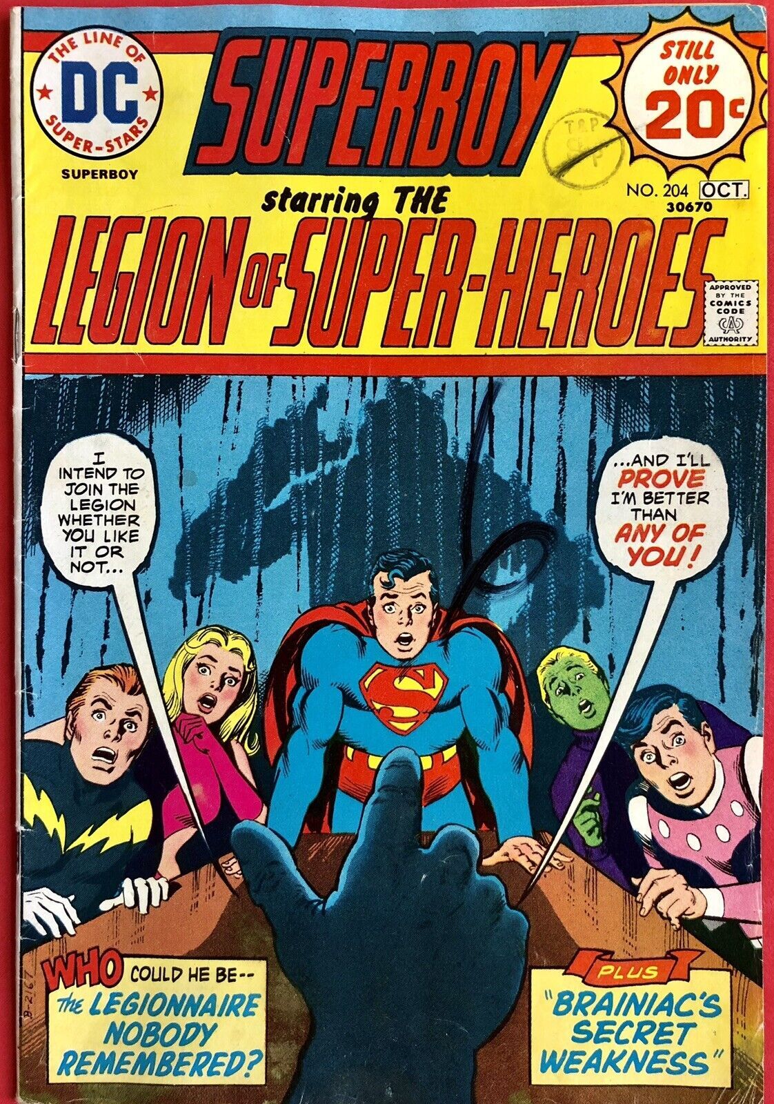 Superboy #204,206,207,210,213-220 w/The Legion of Super-Heroes 12 Issue ...