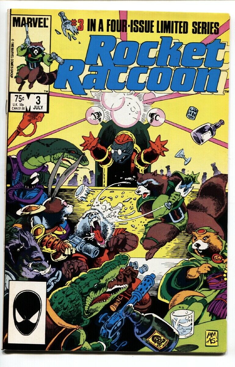 ROCKET RACCOON #3 comic book-Third ISSUE MARVEL KEY-GOTG | Comic Books ...