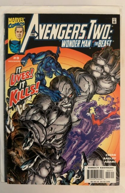 Avengers Two: Wonder Man and Beast #3 (2000) | Comic Books - Modern Age ...