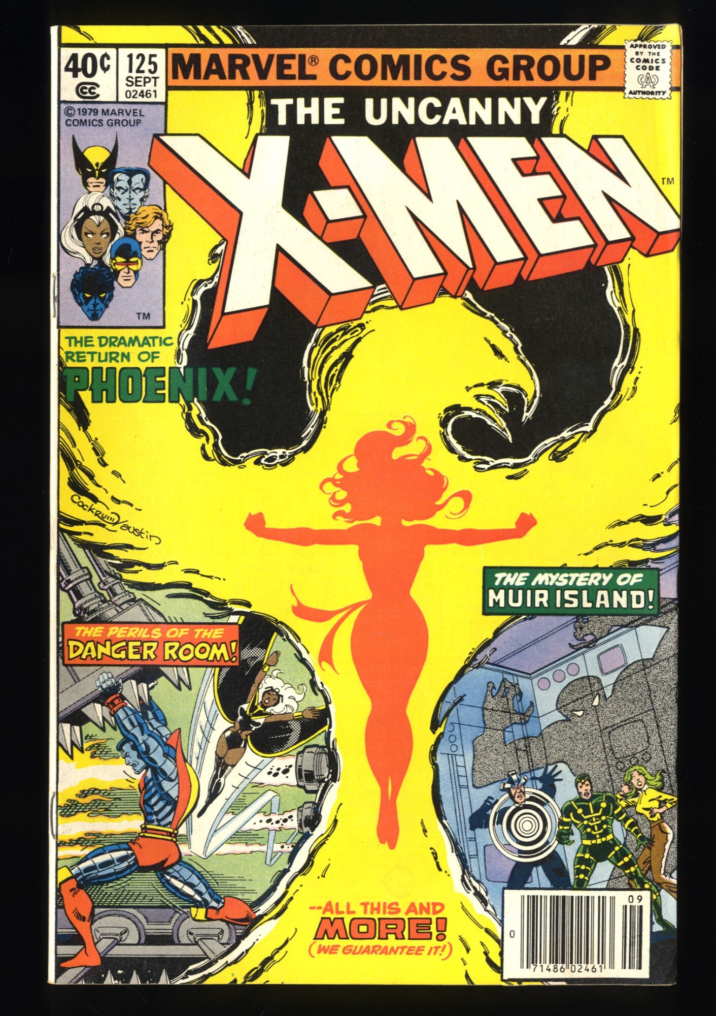 X-Men #125 VF+ 8.5 Phoenix Jean Grey 1st Mutant X (Proteus)! | Comic ...