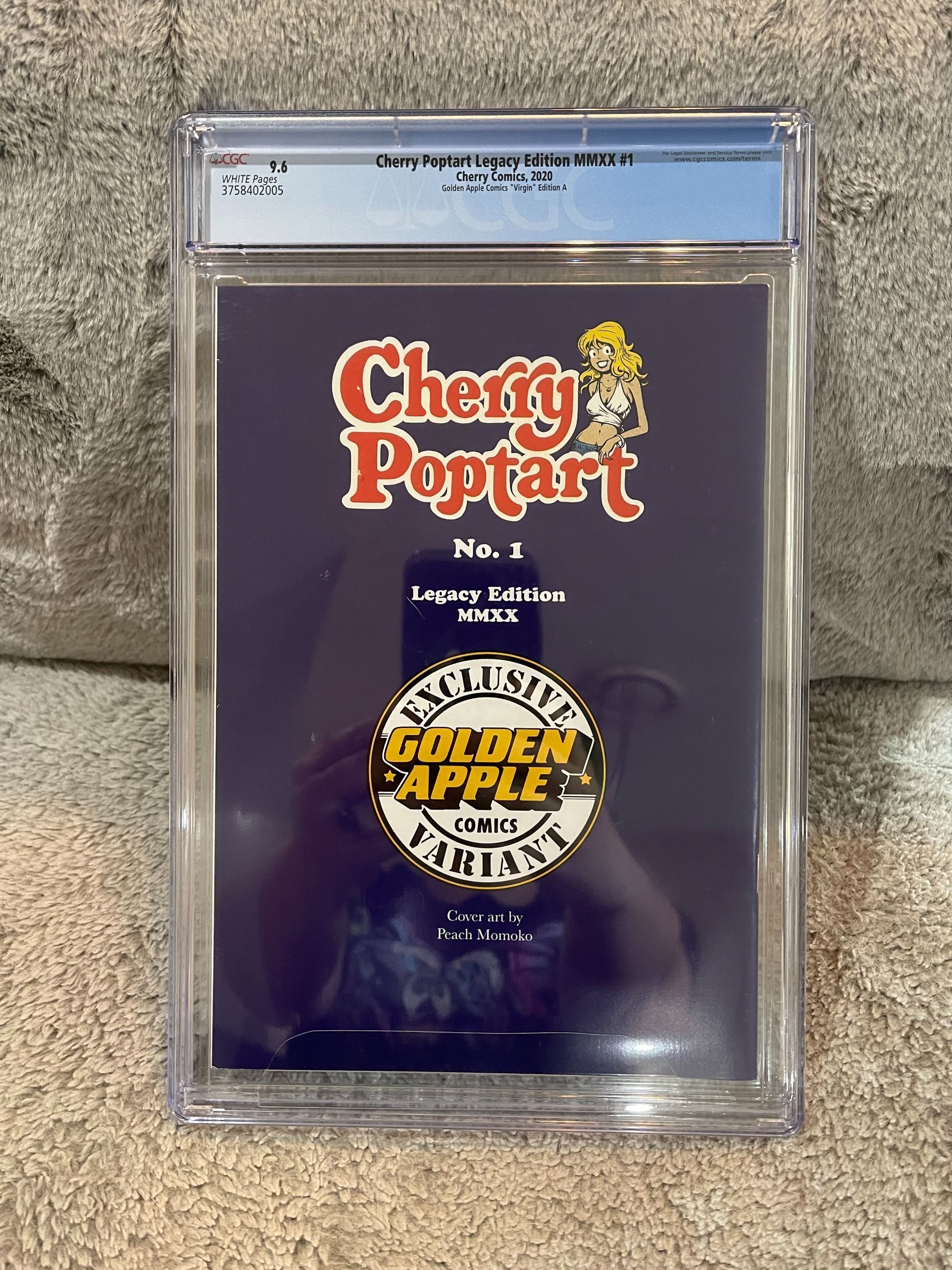Cherry PopTart Legacy Edition MMXX #1 CGC 9.6 Golden Apple Exclusive ...