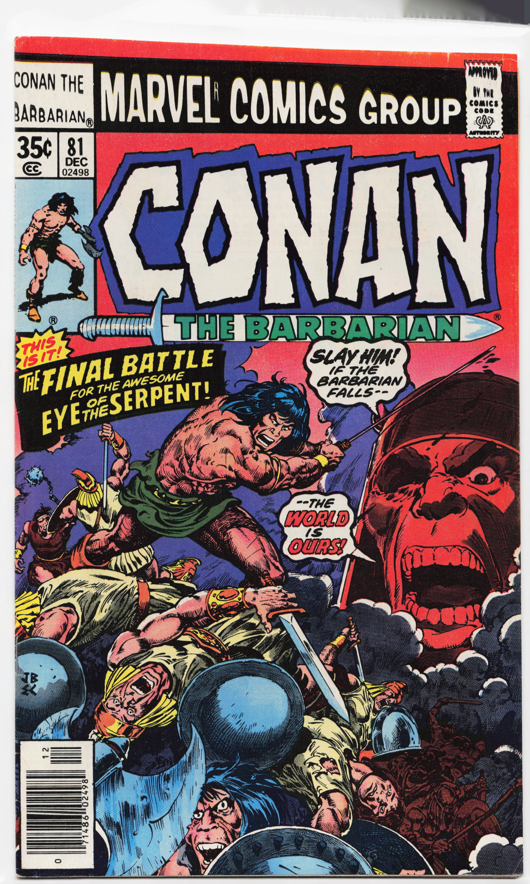 Conan the Barbarian #81 (1977) Conan | Comic Books - Bronze Age, Marvel ...