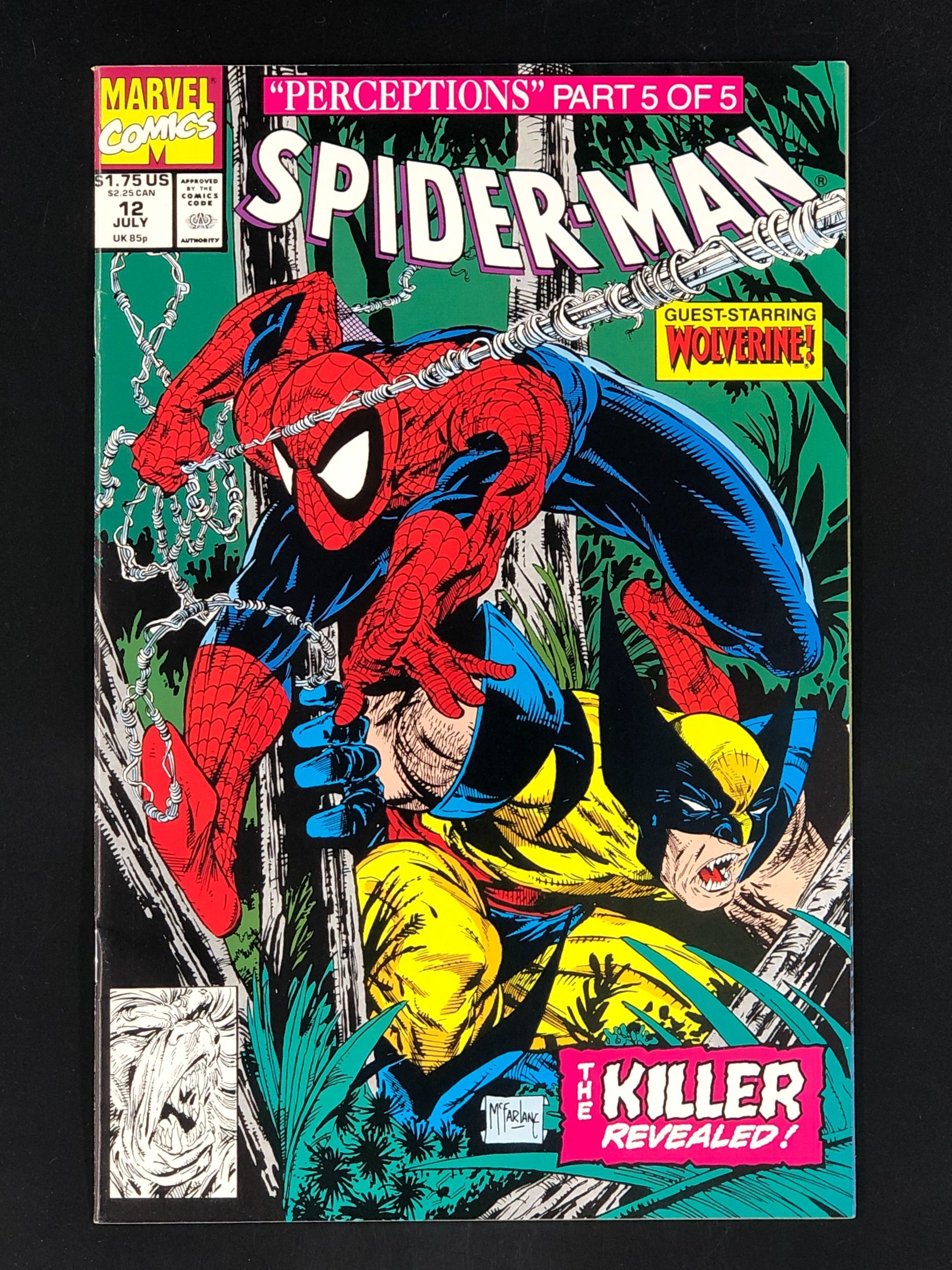 Spider-Man #12 (1991) Wolverine and Wendigo Appearance | Comic Books ...
