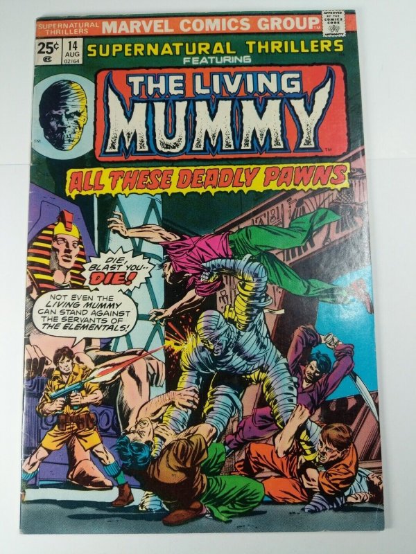 Supernatural Thrillers #14 FN 1975 Marvel Comics C139A | Comic Books ...