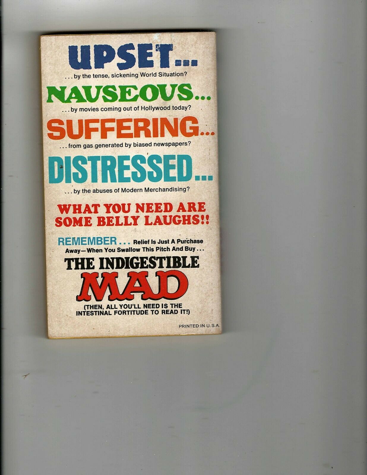 3 Books The Indigestible Mad Drums of Destiny Utterly Mad Humor Pocket ...