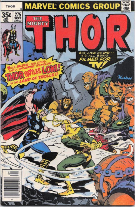 Thor #275 GD ; Marvel | low grade comic Loki Roy Thomas - John Buscema ...