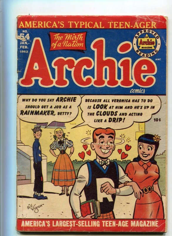 Archie Comics 54 G/VG | Comic Books - Golden Age, Archie Comics, Archie ...