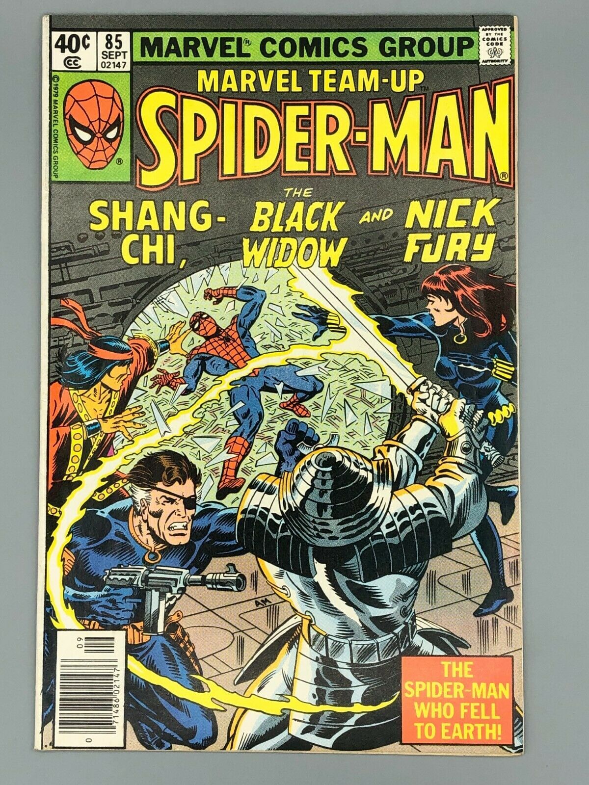 Marvel Team-Up Spider-Man #85 (1979) VF - Black Widow, Nick Fury, Shang ...
