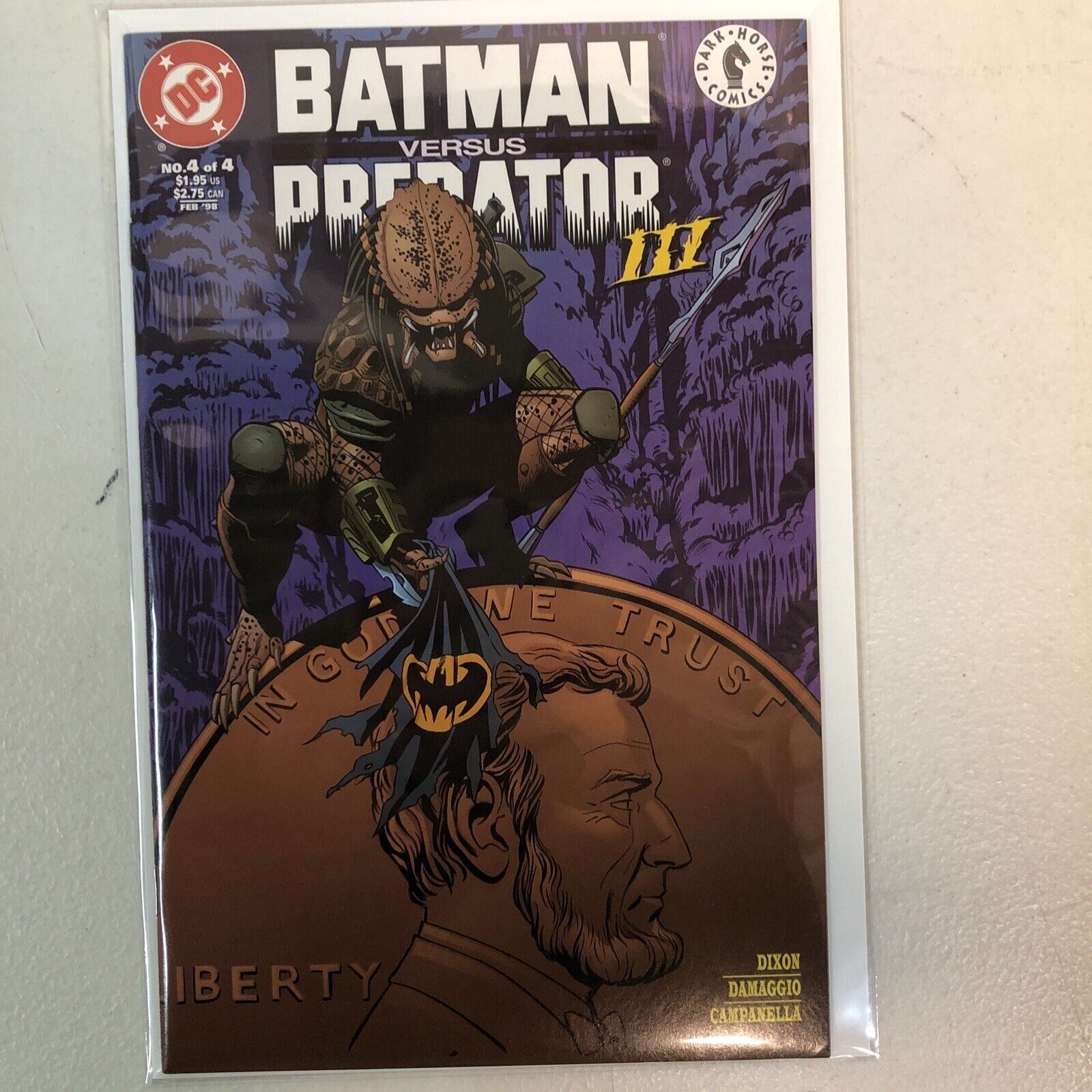 Batman VS Predator III (1997) Complete Set # 1-4 (VF/NM) DC & Dark ...