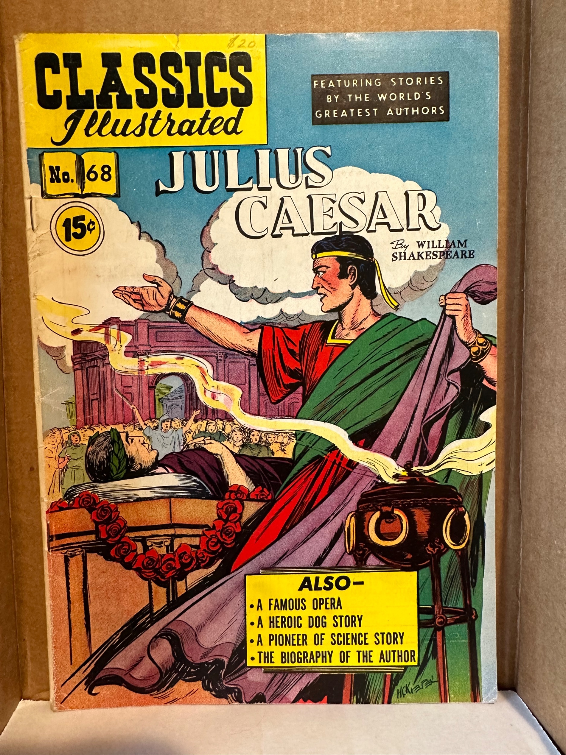 Classics Illustrated #68 HRN 70 LG 15 cent cover (1950) | Comic Books ...