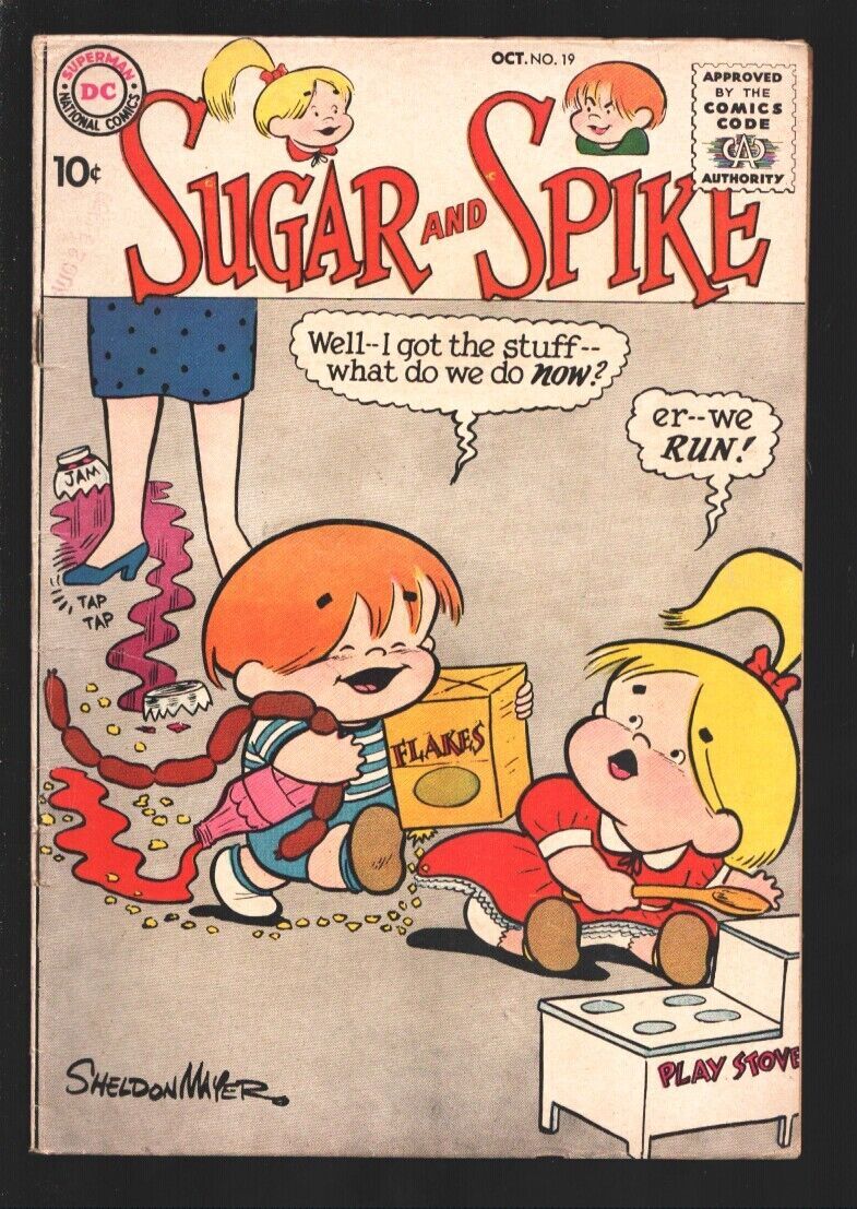Sugar and Spike #19 1958-DC-Sheldon Mayer-paper dolls-VG | Comic Books ...