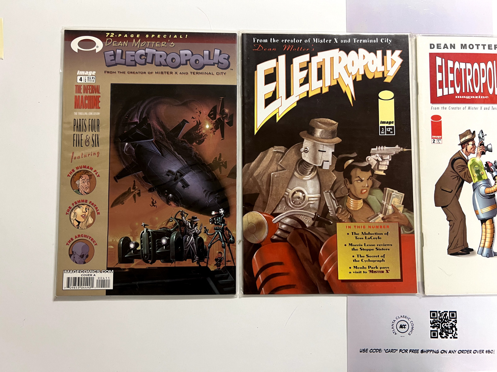 4 Electropolis Image Comic Books # 1 2 3 4 64 JS22 | Comic Books - Modern Age / HipComic