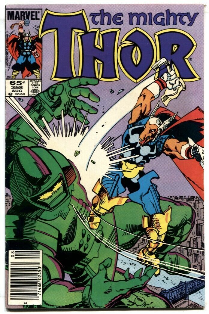 Thor #358 1985- Beta Ray Bill- Walt Simonson FN+ | International ...