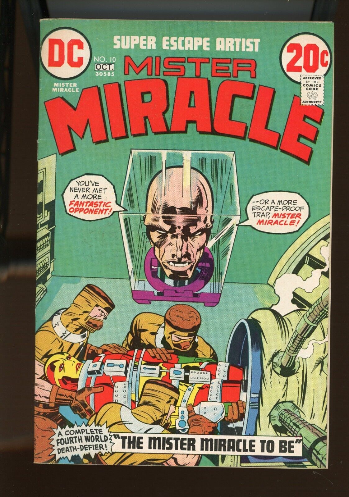 Mister Miracle #10 - Jack Kirby Cover Art and Story. (6.5) 1972 | Comic ...