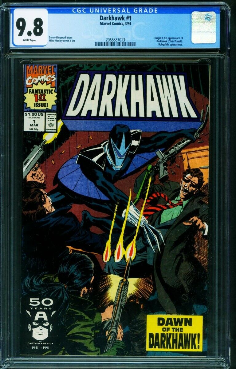 Darkhawk #1 CGC 9.8 1st appearance comic book 2066887013 | Comic Books ...