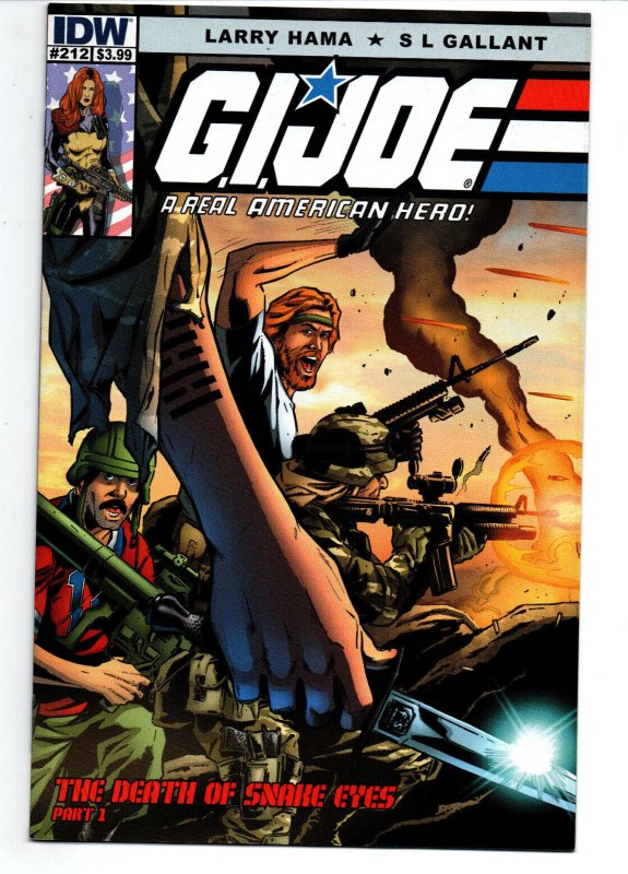 GI Joe A Real American Hero #212 - A Cover - Death Snake Eyes- IDW ...