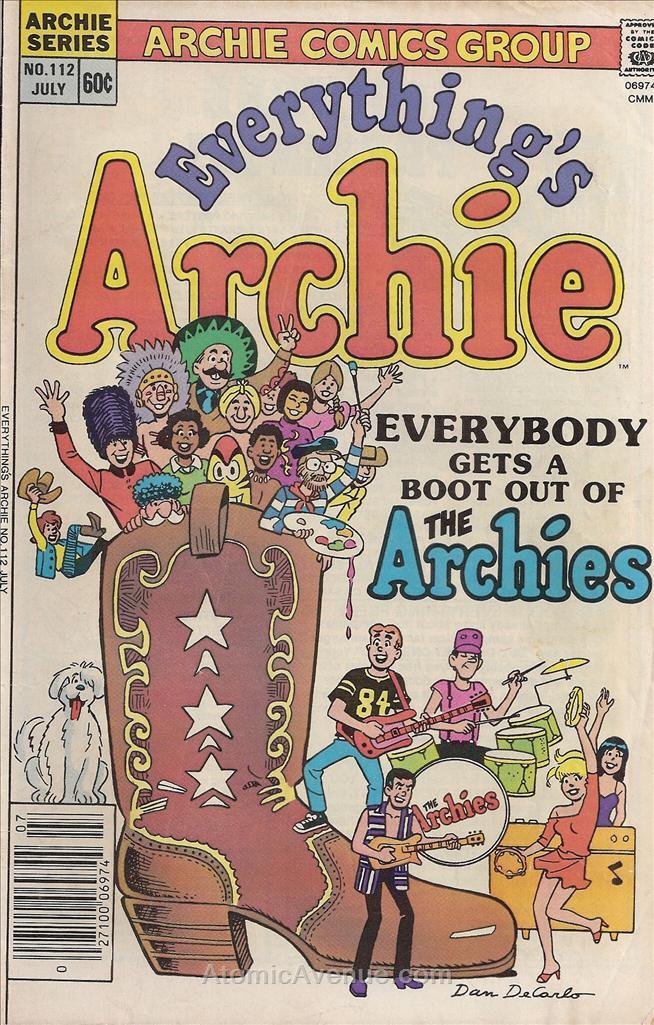 Everything's Archie #112 VG ; Archie | low grade comic July 1984 Big ...