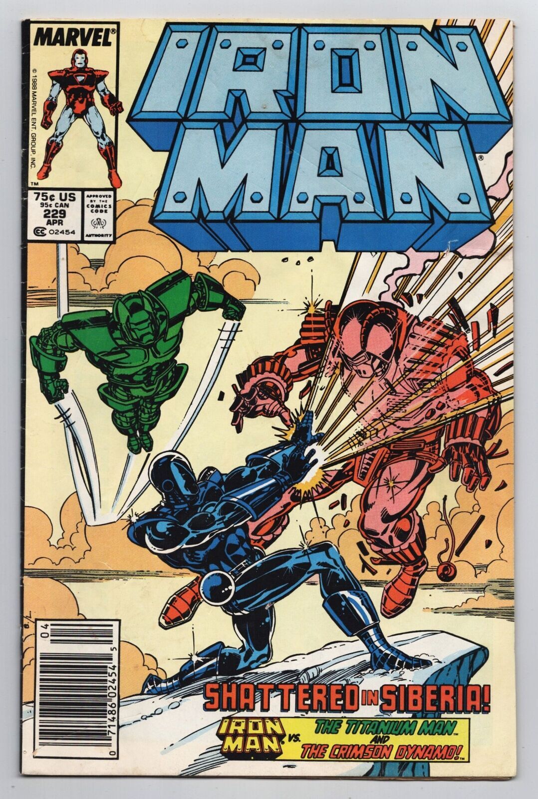 Iron Man #229 Armor Wars | Death of Titanium Man (Marvel, 1988) GD/VG ...