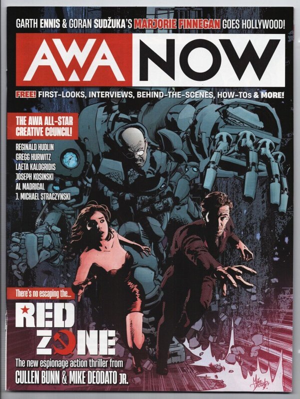 AWA Now Magazine January 2023 Red Zone | Black Tape | Trojan | Comic ...