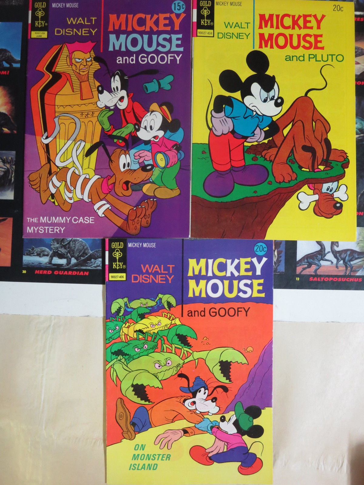 Walt Disney's Mickey Mouse and Goofy (Gold Key 1972-74) VF Lot (#136 ...