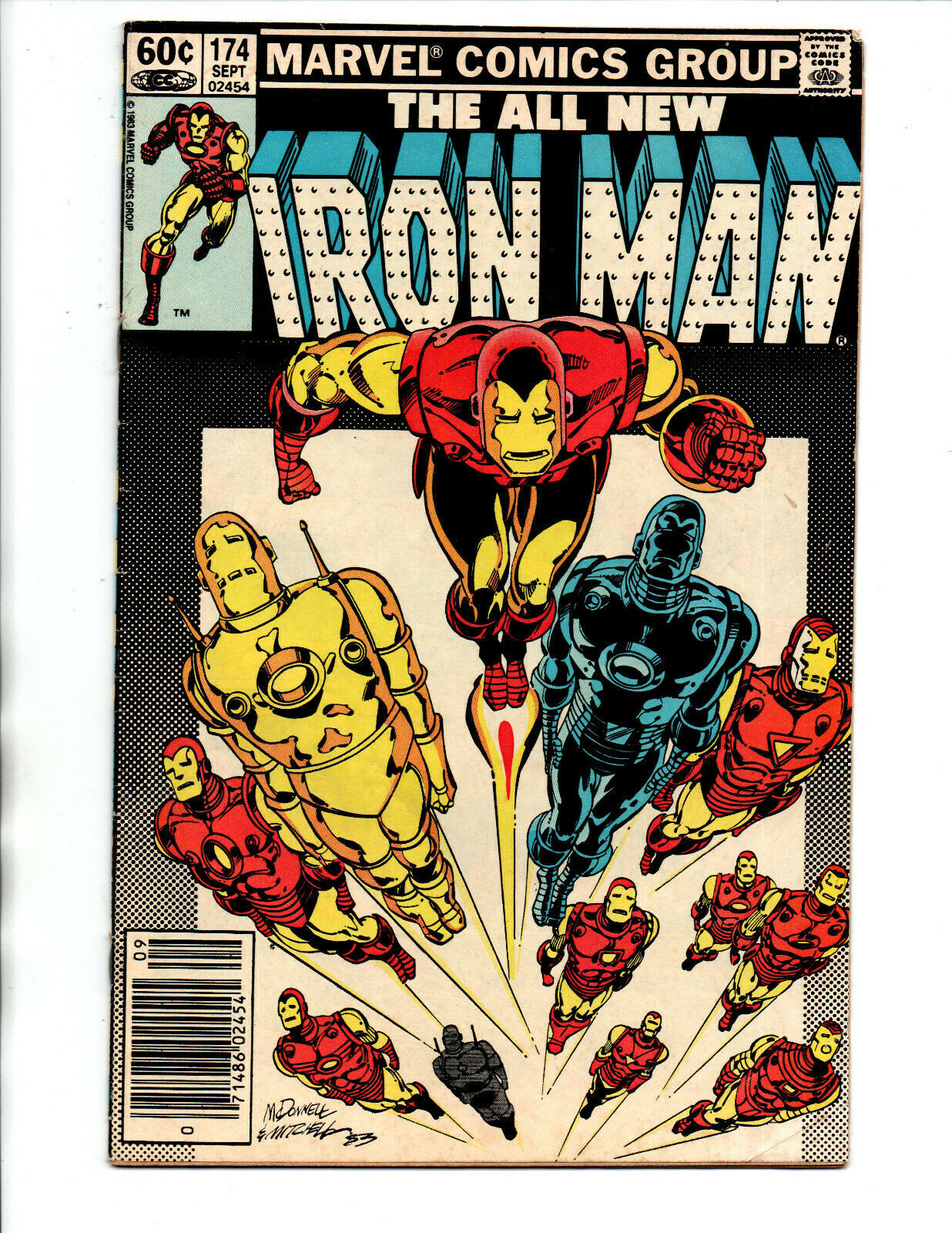 Iron Man #174 newsstand - Armor Cover - 1983 - VG | Comic Books ...